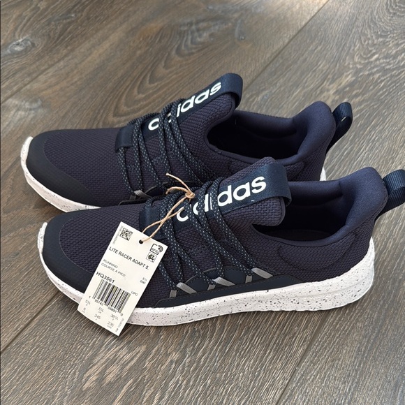 adidas | Shoes | Nwt Adidas Light Racer Adapt 5 Navy Sneakers With ...